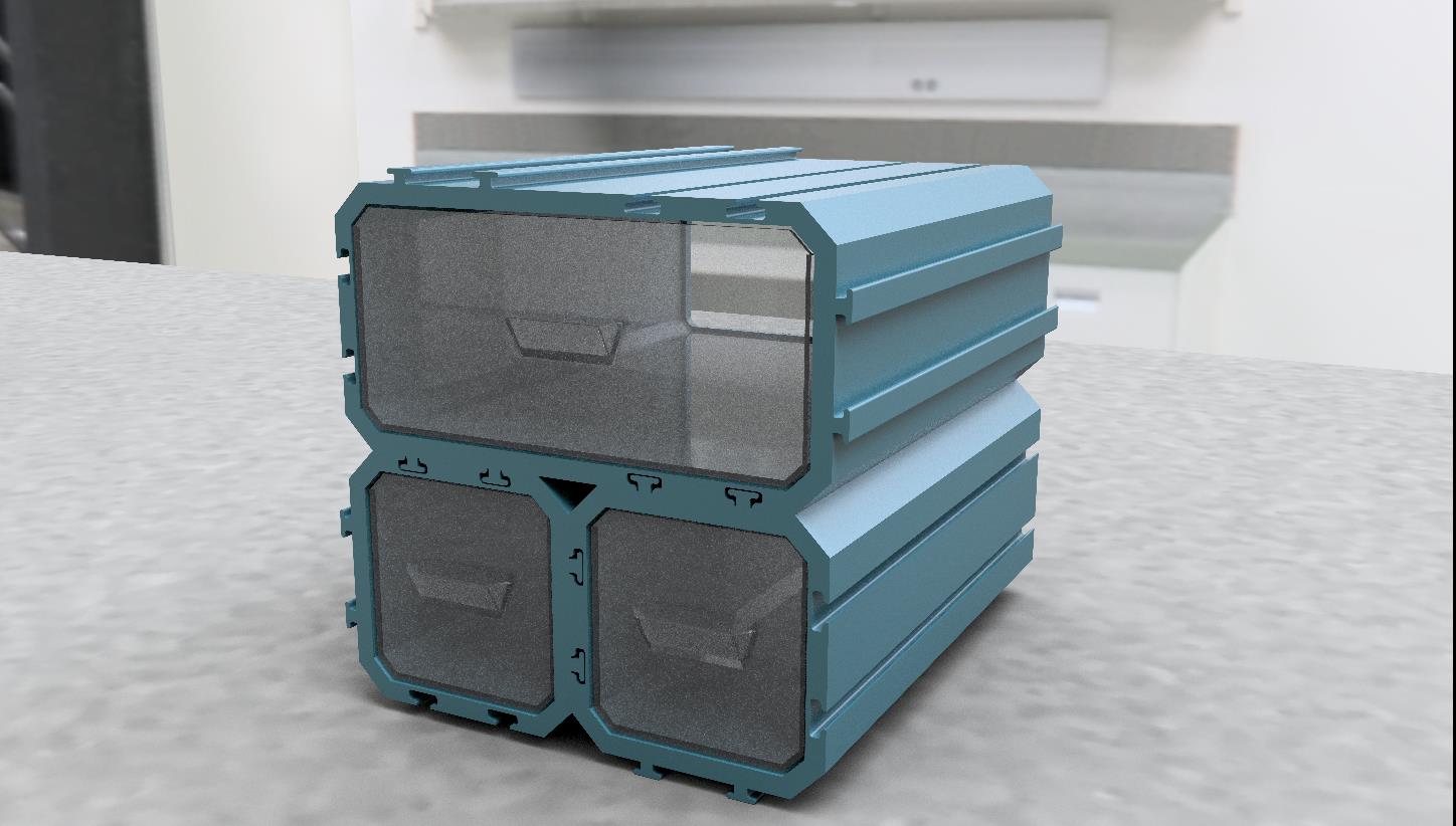 Mini Modular Drawers 4cm by yamaha26 | Download free STL model ...