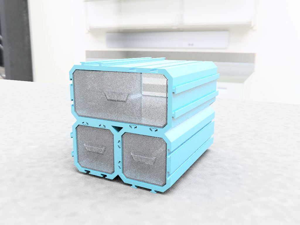 Mini Modular Drawers 4cm by yamaha26 | Download free STL model ...