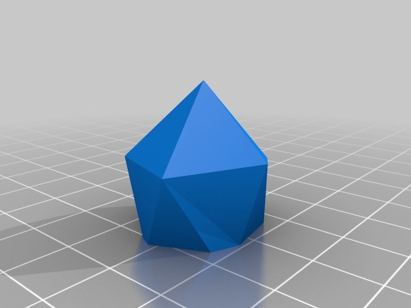 Low Poly Crystal Decoration/Lamp by Leo B | Download free STL model ...