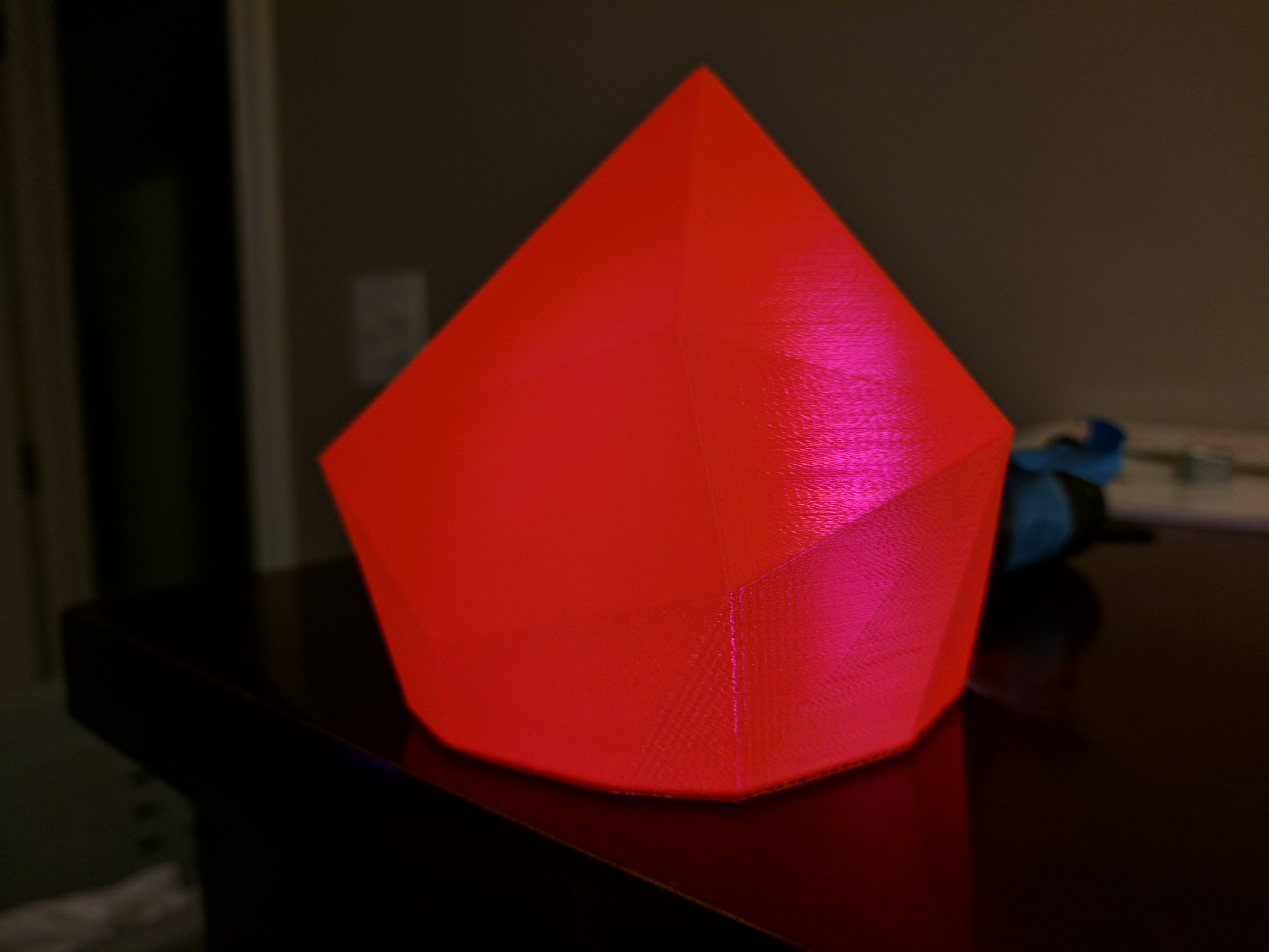 Low Poly Crystal Decoration/Lamp by Leo B | Download free STL model ...