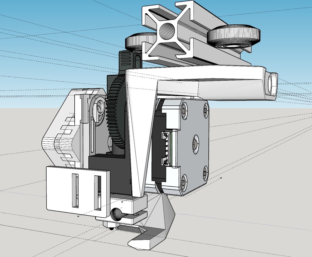 FLSUN I3 X-Carriage for Titan Aero by Tailslide | Download free STL ...