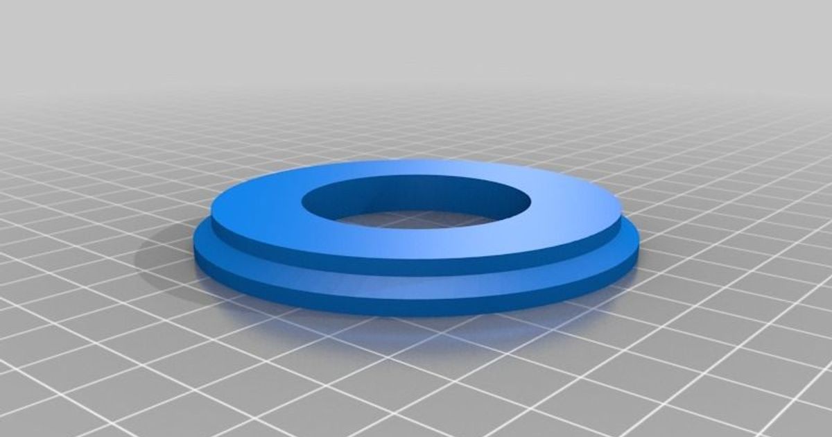 Rousseau Router Lift Base Plate inner ring replacement by Tailslide Download free STL model Printables