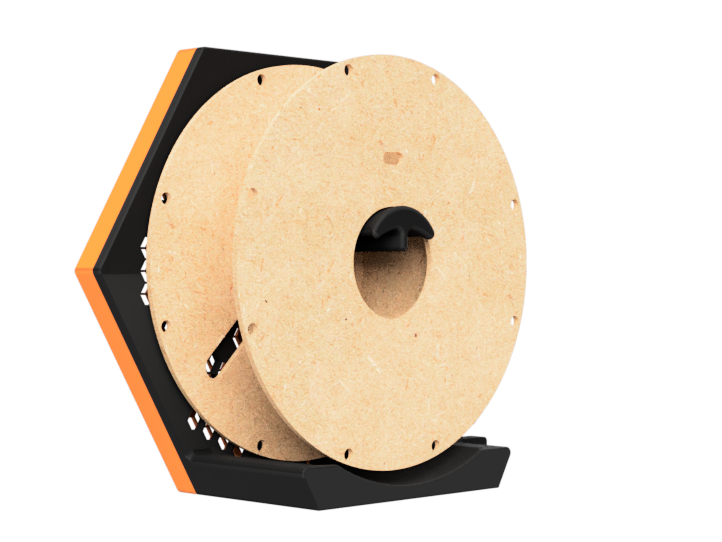 Integrated Spool Holder + Buffer for Core ONE & MMU3 (INDX Compatible ...