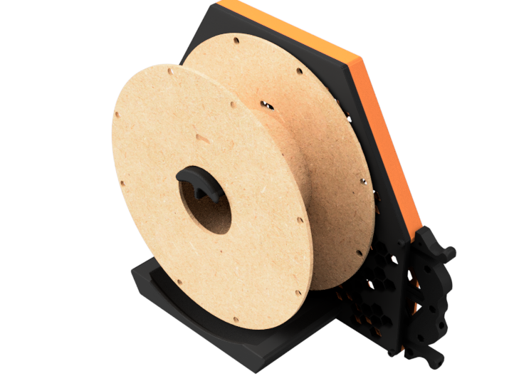 Integrated Spool Holder + Buffer for Core ONE & MMU3 by DiscoJon ...