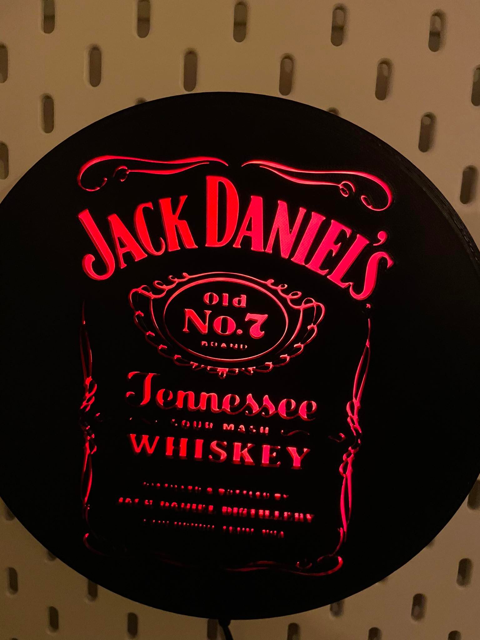 Jack Daniel's LAMP Shield by Mike | Download free STL model ...