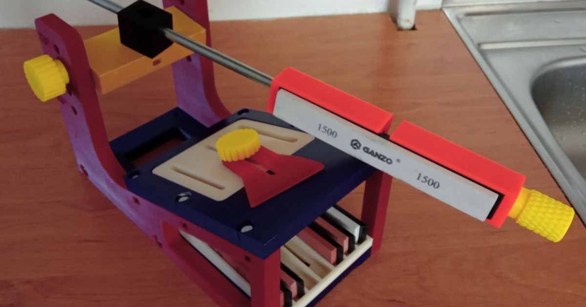 Knife sharpener Remix by JHB | Download free STL model | Printables.com