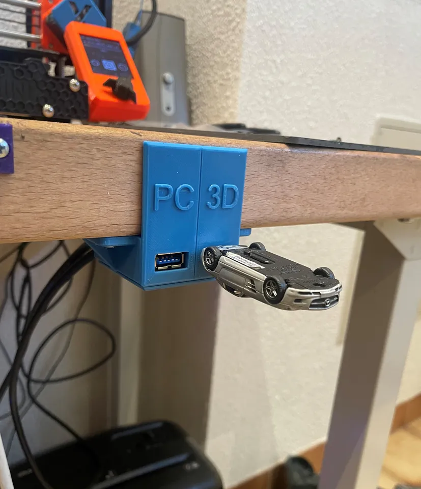 USB Mount for PC and Printer by Jorek | Download free STL model ...