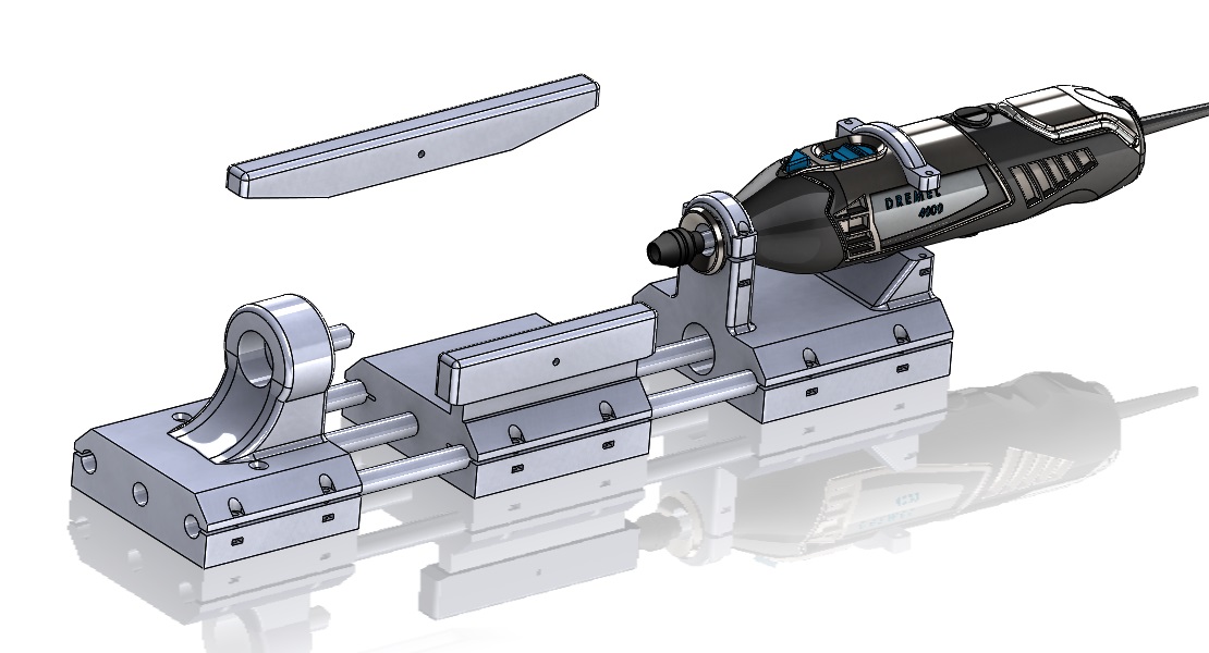 Dremel 4000 Mini Wood Lathe by Džino | Download free STL model ...
