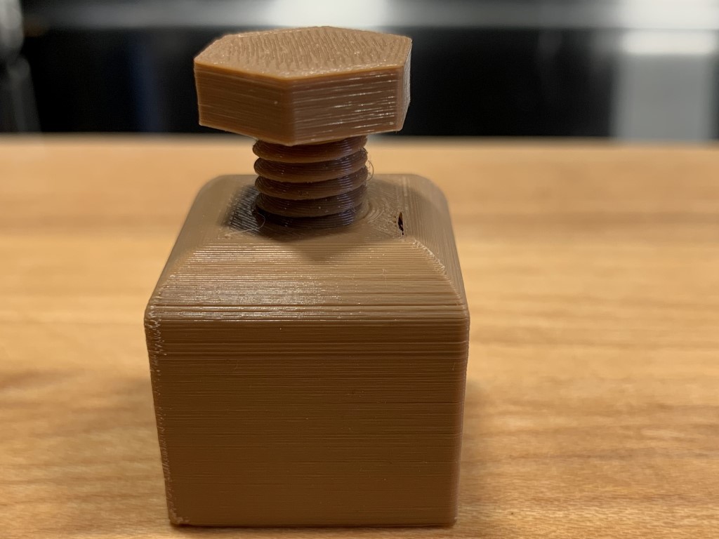 Block and Screw Desk Fidget Toy by fredlaf | Download free STL model ...