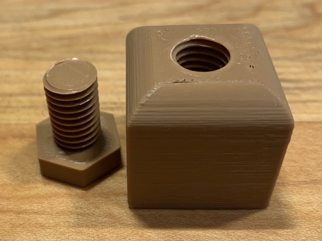 Block and Screw Desk Fidget Toy by fredlaf | Download free STL model ...