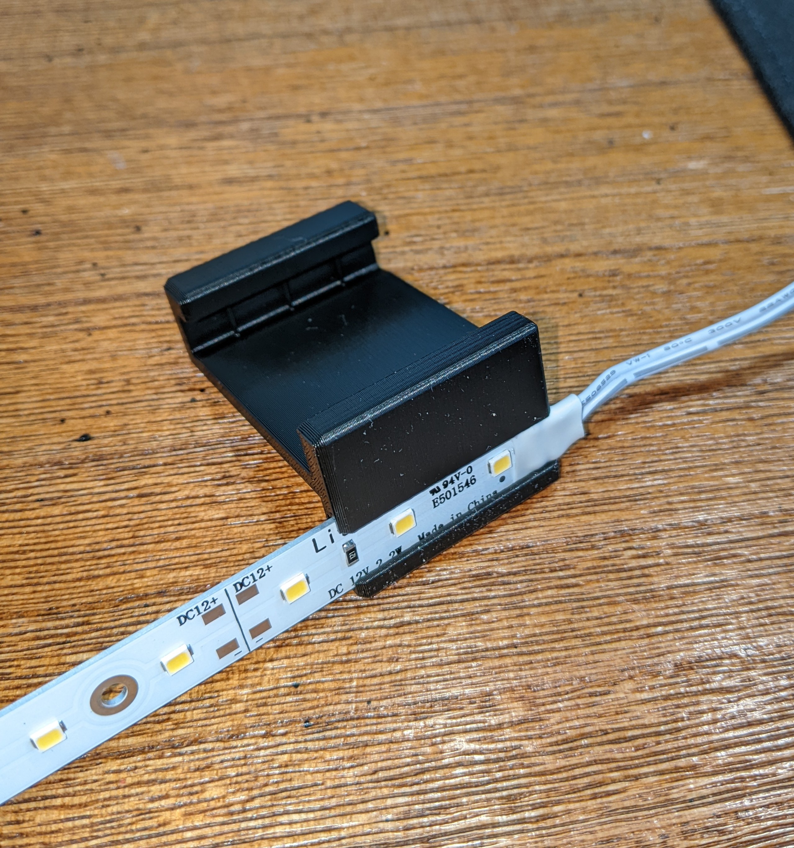 LED Strip Bracket by SDHayes | Download free STL model | Printables.com