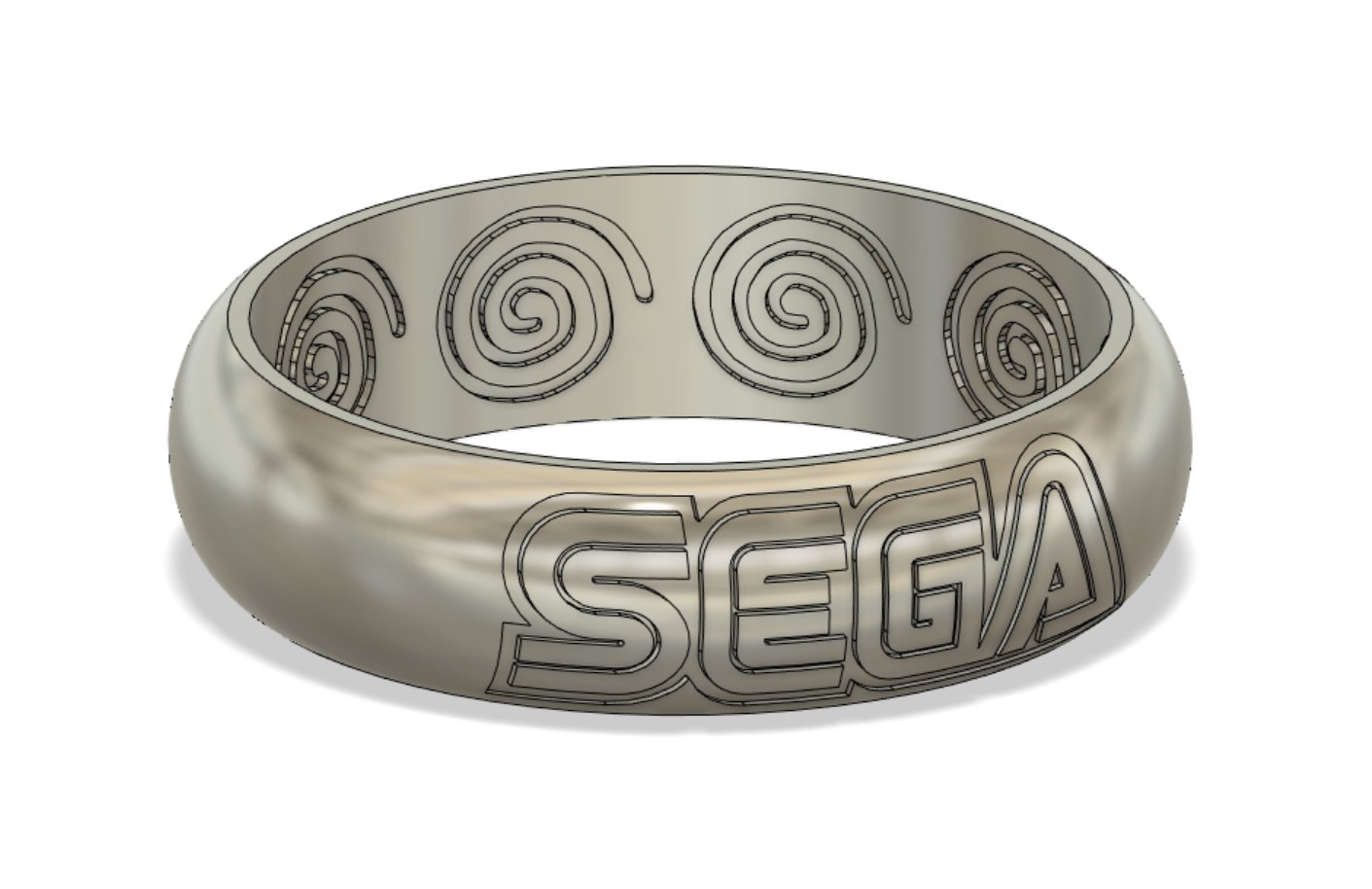 Sega ring (Dreamcast) by RetroGameRevival | Download free STL model ...
