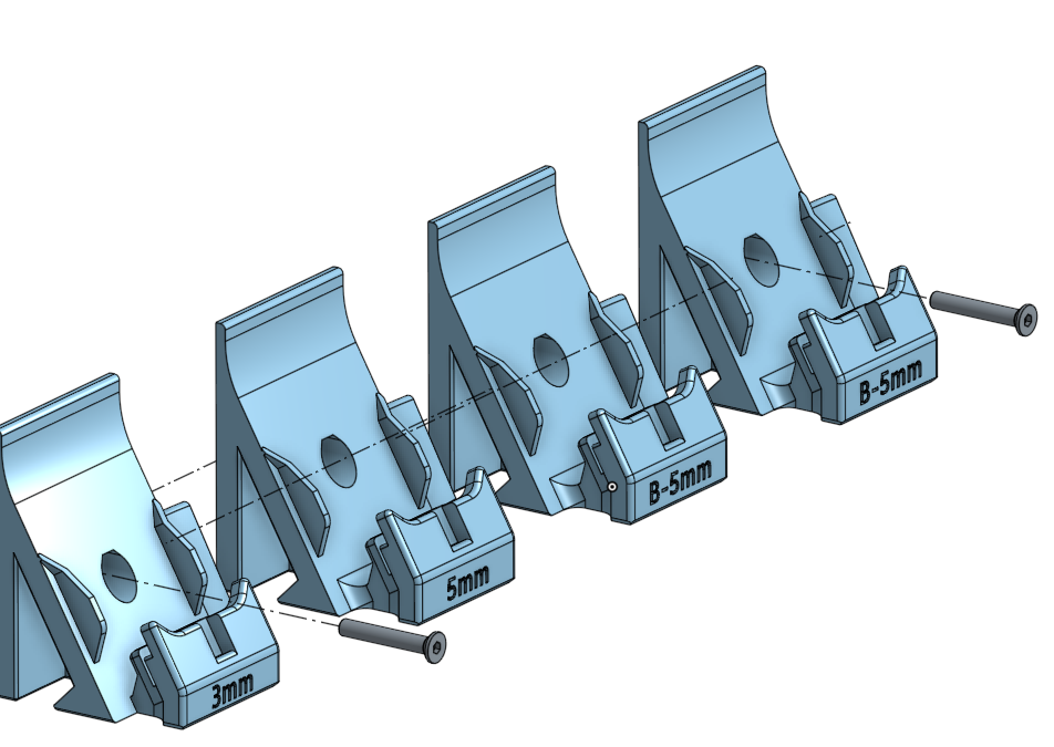 One-handed easy switch racks for Philips Multigroom by forsaken_candy ...