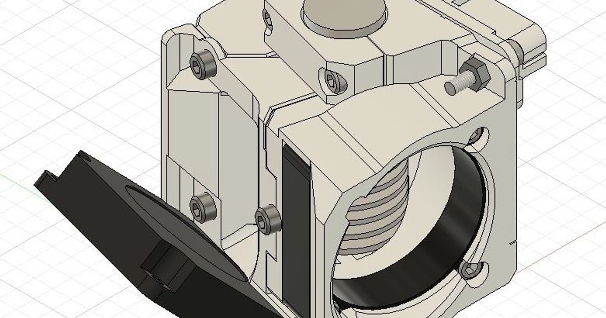 HI-flow Extruder-Head For ANYCUBIC i3 MEGA da NewSpeak | Scarica il ...