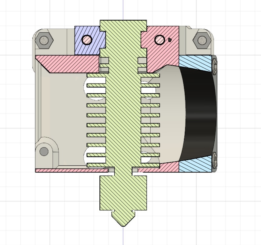 HI-flow Extruder-Head For ANYCUBIC i3 MEGA by NewSpeak | Download free ...