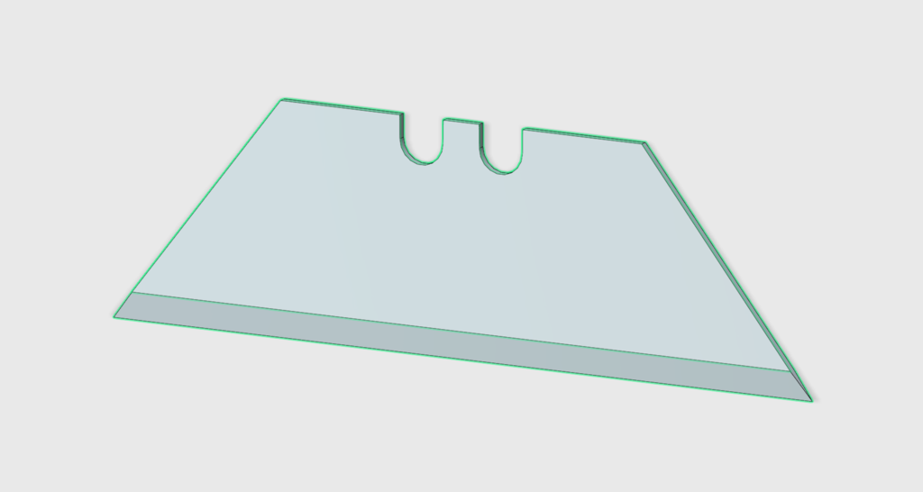 Razorblade Mockup /w Parametric by iplop | Download free STL model ...