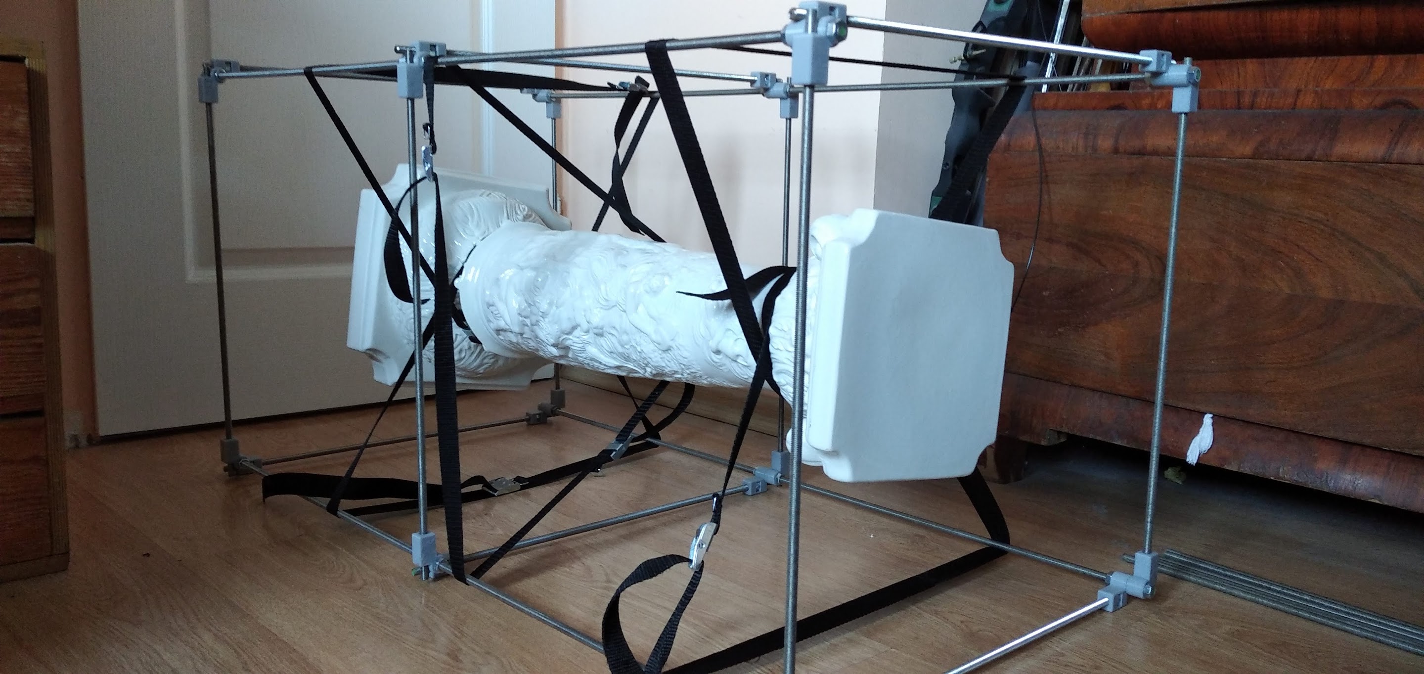 a cage for transporting fragile objects + wheel by mbrs | Download free ...