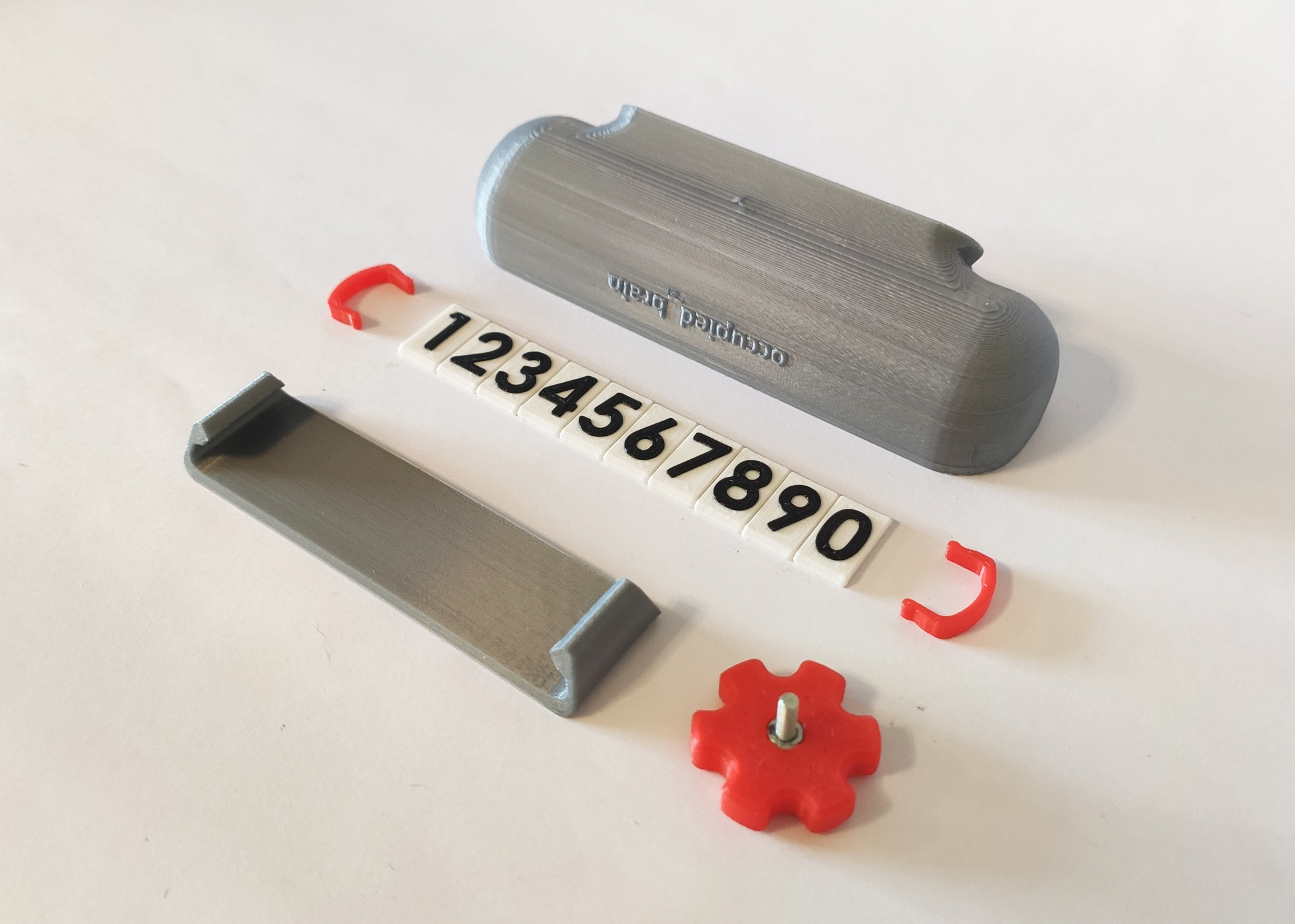 Emergency Contact Display Card by occupied_brain | Download free STL ...