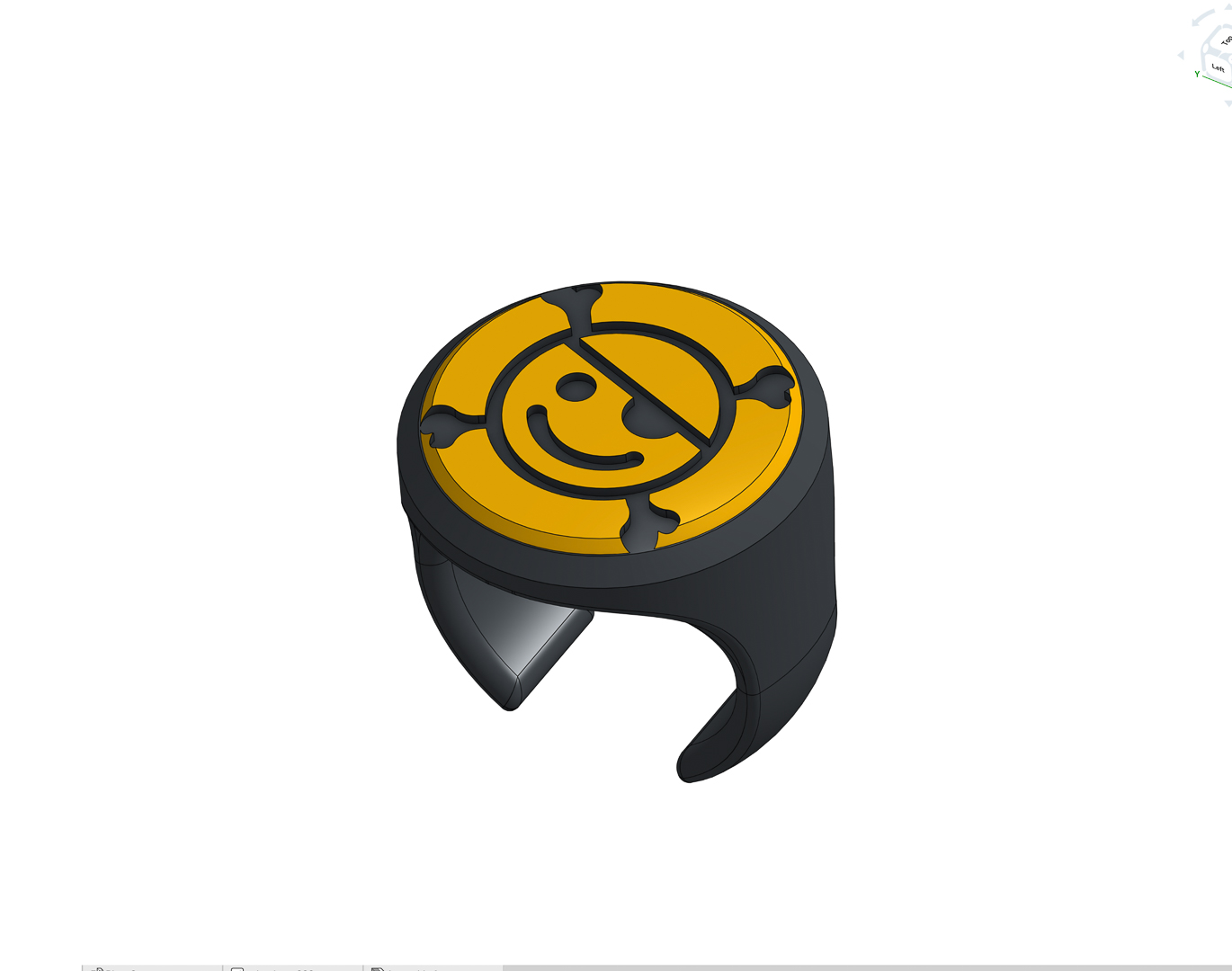 HAPPY PIRATE RING by Peter H | Download free STL model | Printables.com