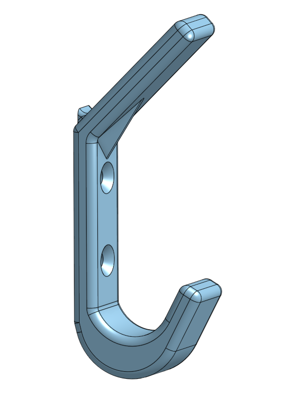 Coat hook by DusanJ | Download free STL model | Printables.com