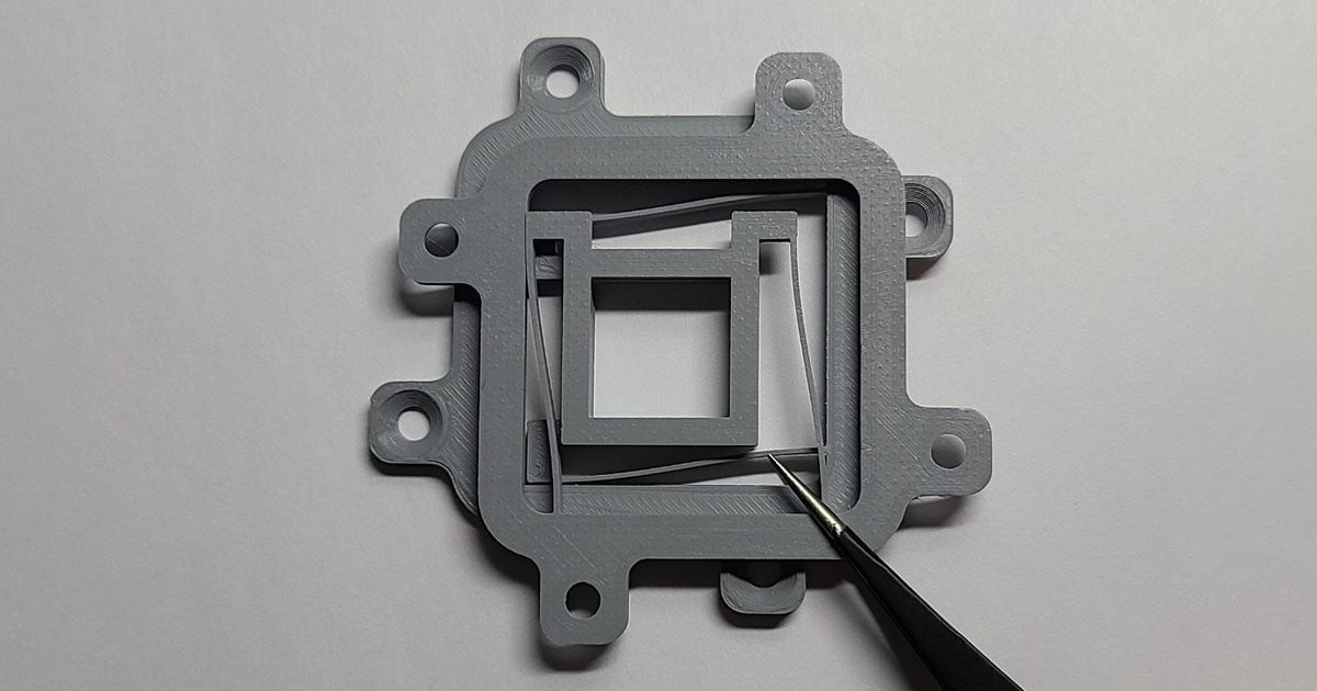 XY Compensation Device (Compliant mechanism) by FabianVeile | Download ...