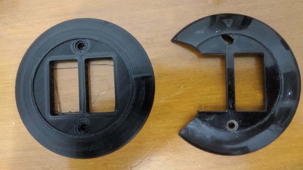 Old Spanish light switch cover by scmanjarrez | Download free STL model ...