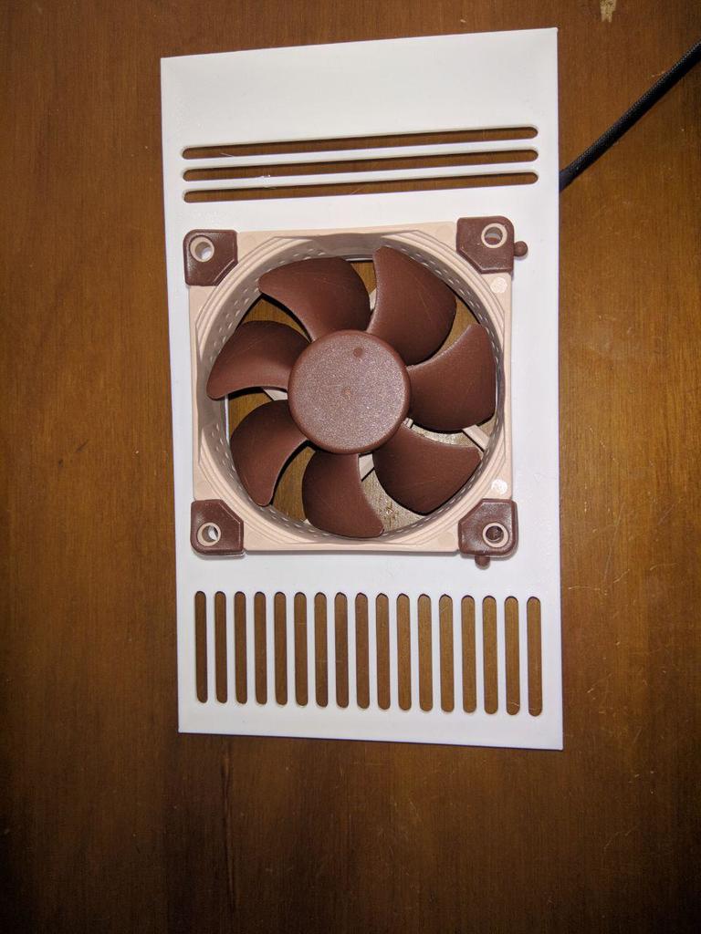 Ender-3 PSU Cover for 80mm fan by scmanjarrez | Download free STL model ...