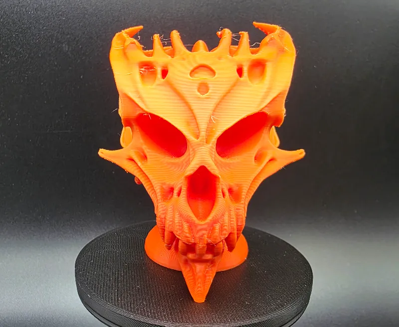 Flaming Skull on Pedestal by The Overthinker | Download free STL model ...