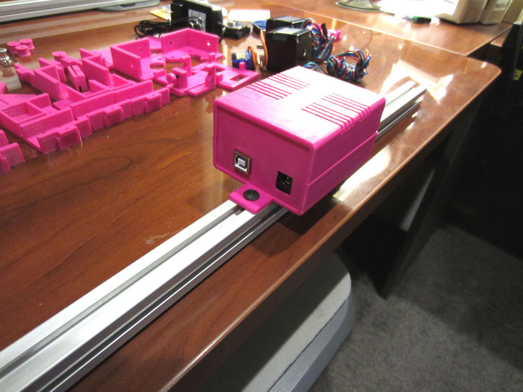 Arduino Uno CNC Case for DrawBot or 2020 Extrusion by Plexi | Download ...