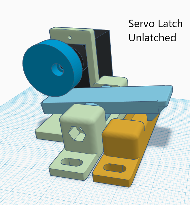 Servo Latch - Geocache Box Servo Latch by Plexi | Download free STL ...