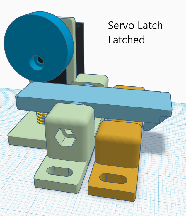 Servo Latch - Geocache Box Servo Latch by Plexi | Download free STL ...