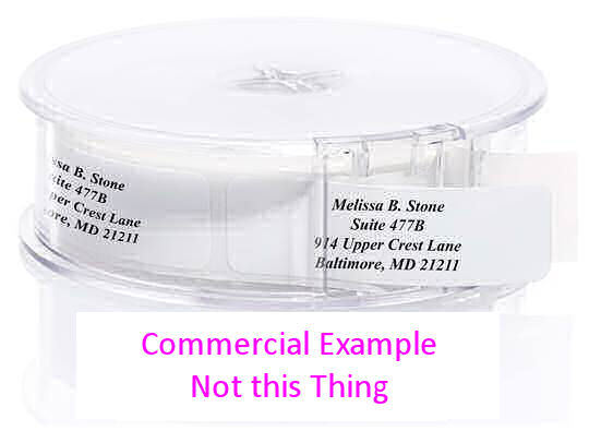 Address Label Roll Dispenser by Plexi | Download free STL model ...