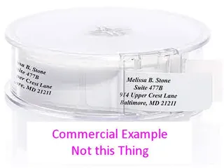 Address Label Roll Dispenser by Plexi | Download free STL model ...