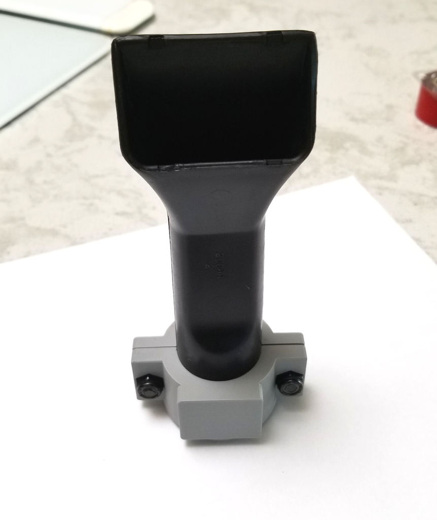 CNC Router Vacuum Nozzle Mount by Plexi | Download free STL model ...