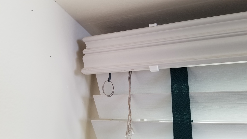 Valance Clip for Blinds by Plexi | Download free STL model | Printables.com