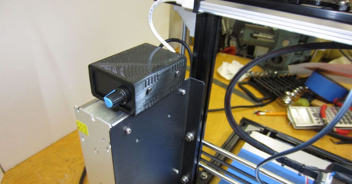 3D Printer LED Lamp and DimmerBox-Top by Plexi | Download free STL ...