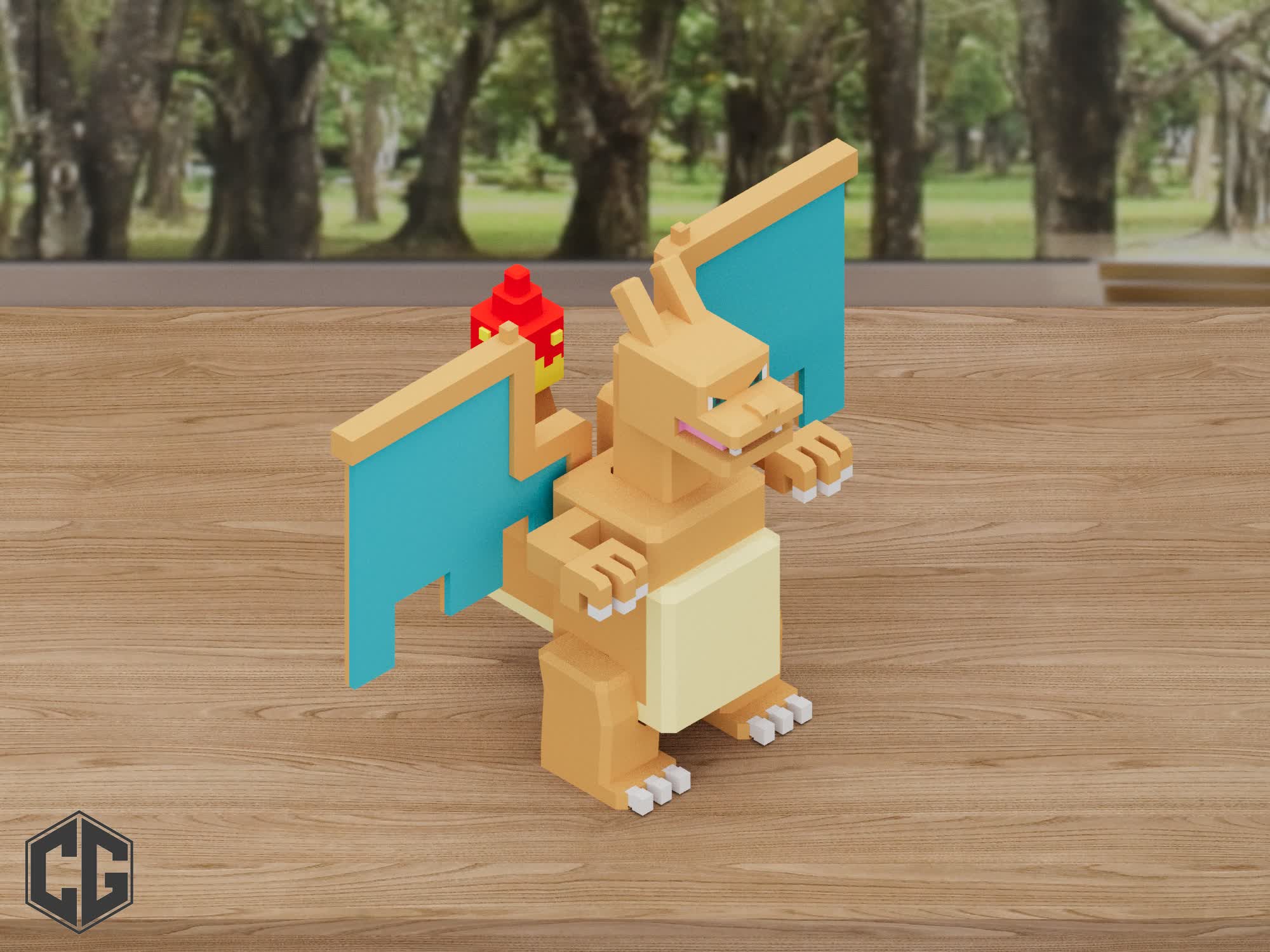 Charizard Pokemon Multipart by CG3D | Download free STL model ...