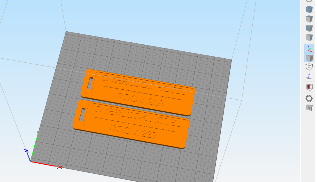 Extra large keytags 'The Shining' theme by Bren | Download free STL ...