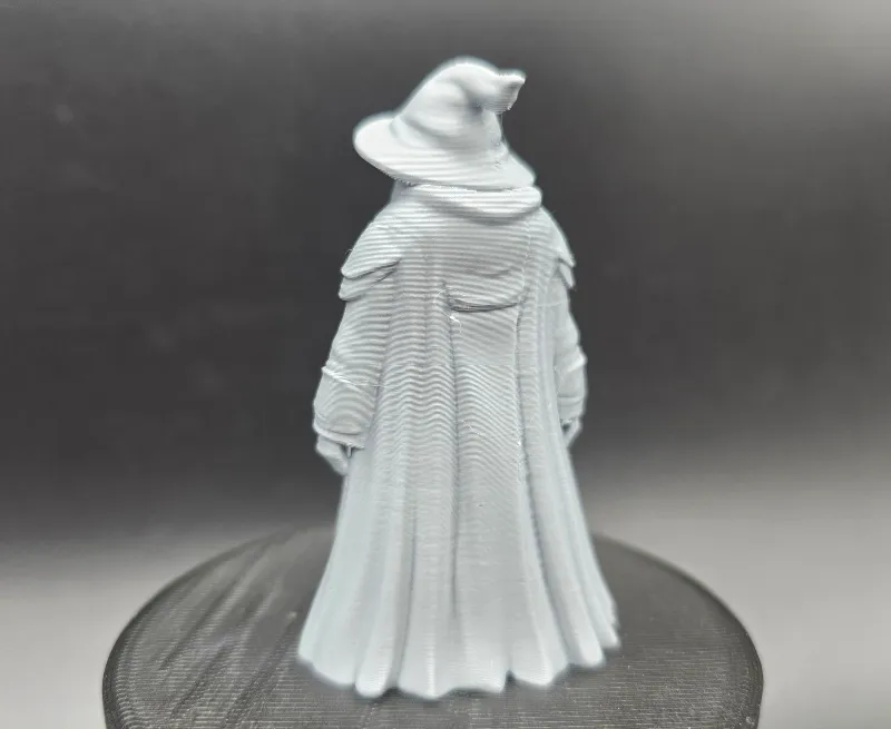 Gray Wizard Miniature Figure by The Overthinker | Download free STL ...