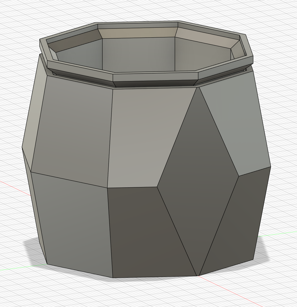 Polyhedron #24 - a Fully Parametric Planter | Vase | Holder | Organiser ...