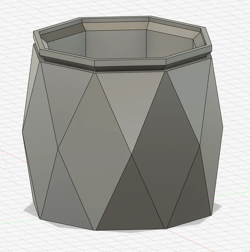 Polyhedron #24 - a Fully Parametric Planter | Vase | Holder | Organiser ...