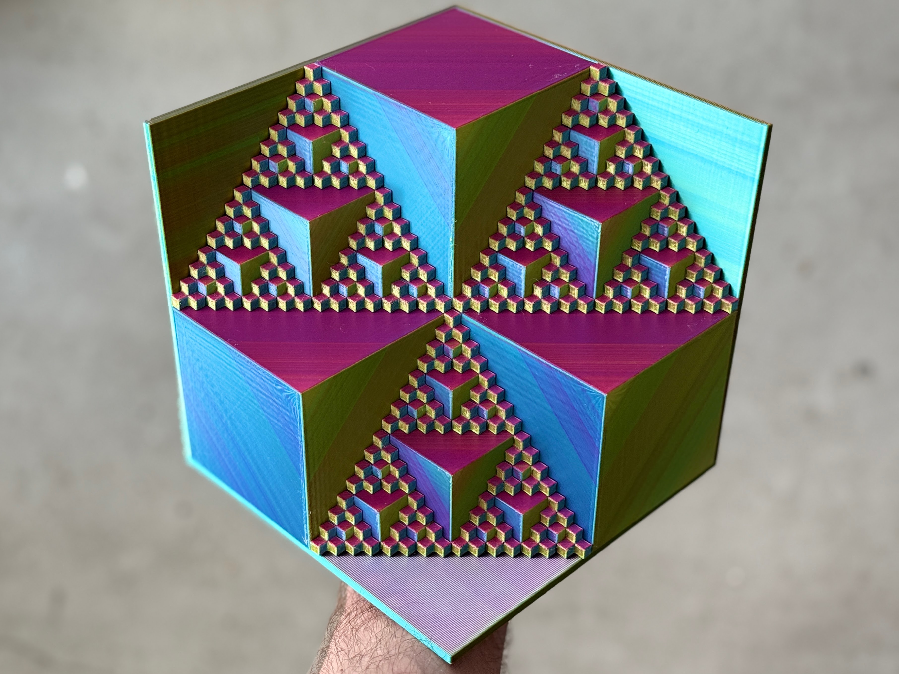 XL Cubic Build Surface + Dual-Purpose Base for Endless Design Blocks 90 ...