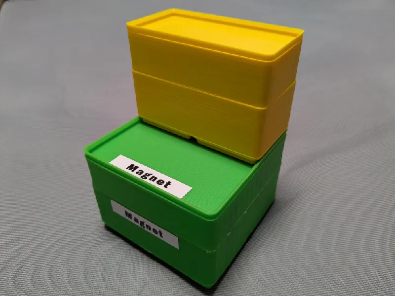 Lid for Gridfinity Modular Magnet Storage System (1x2 and 2x2) by ...