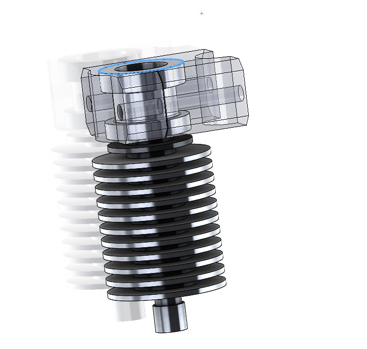 E3D V6 Bowden hotend mount dzino3D by Džino | Download free STL model ...