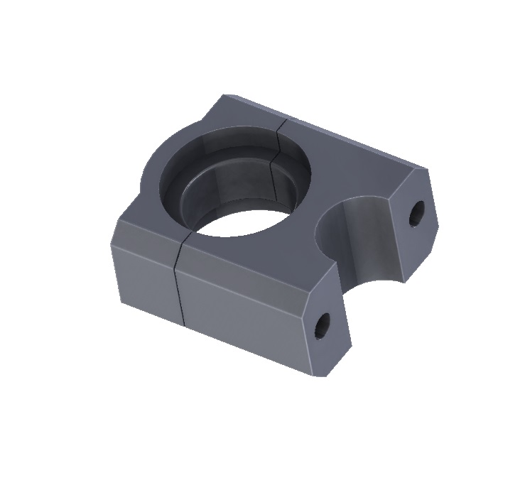 E3D V6 Bowden hotend mount dzino3D by Džino | Download free STL model ...