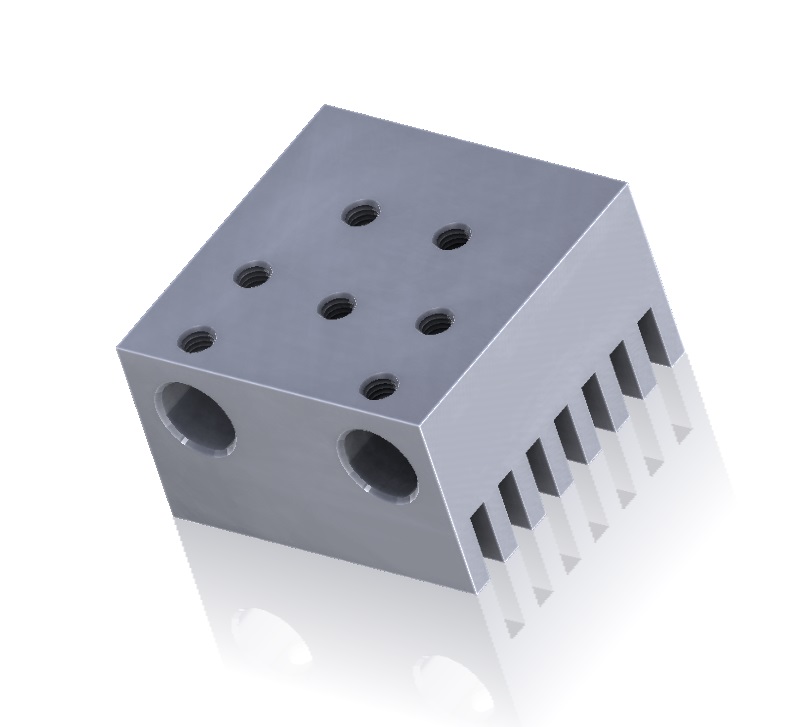 Cyclops Cooler Block by Džino | Download free STL model | Printables.com