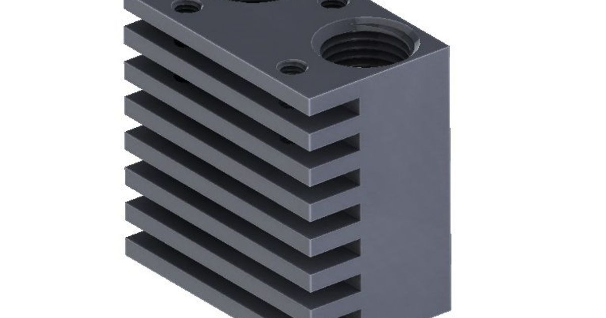 Cyclops Cooler Block by Džino | Download free STL model | Printables.com