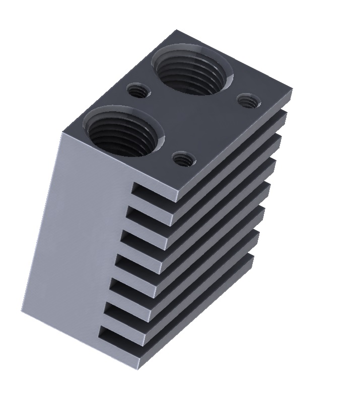 Cyclops Cooler Block by Džino | Download free STL model | Printables.com