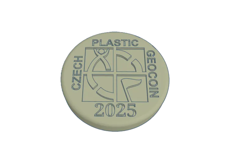 Geocaching geocoin (UNIVERSAL) by QWERTZ | Download free STL model ...