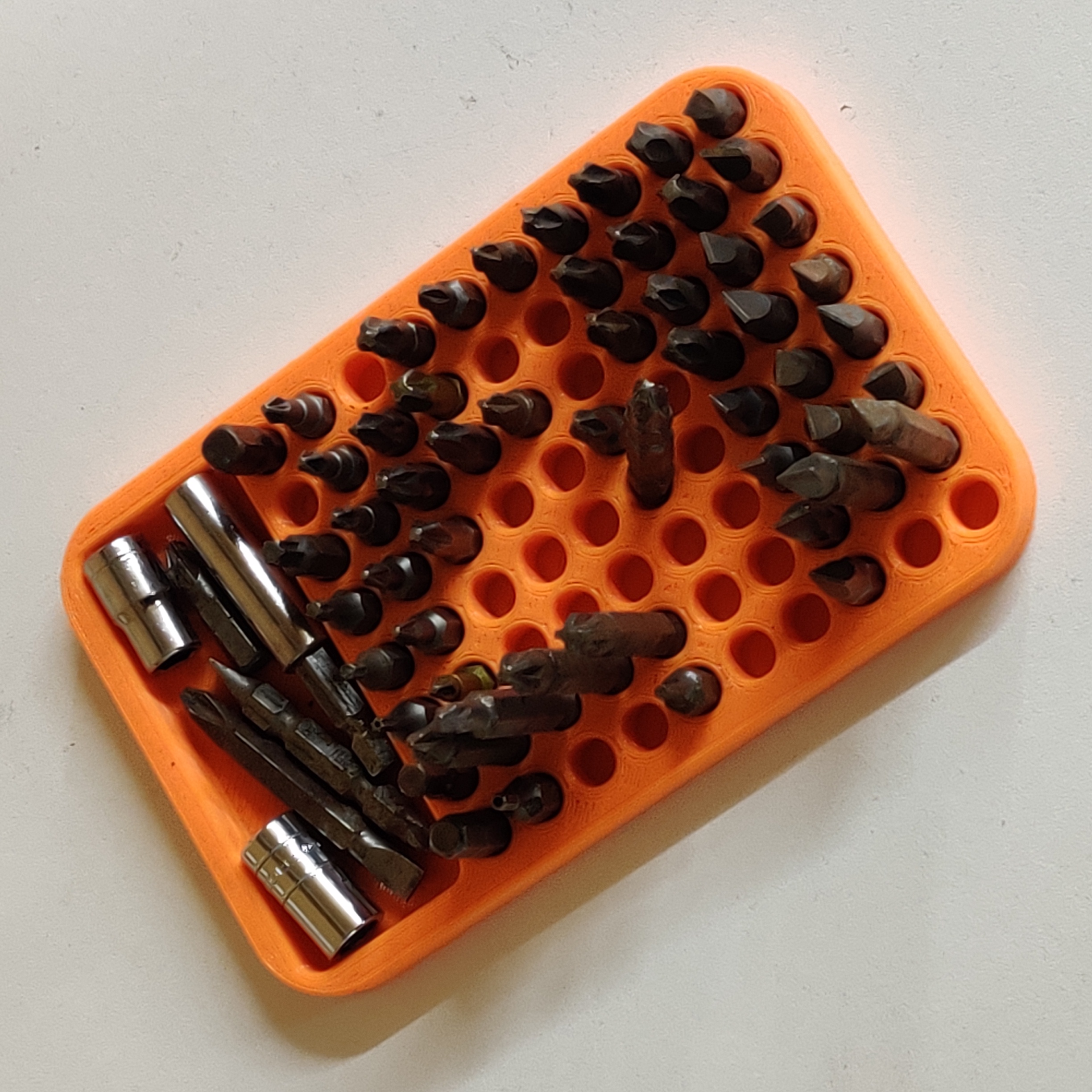 Bit storage tray (80x) by 3Ddy | Download free STL model | Printables.com